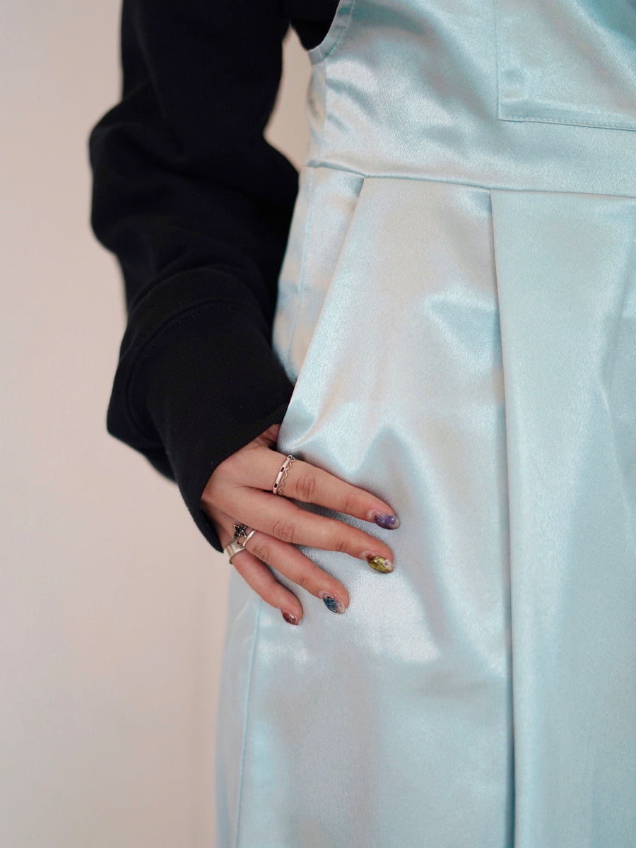 METALLIC OVERALLS (blue) – Scǎi tokyo